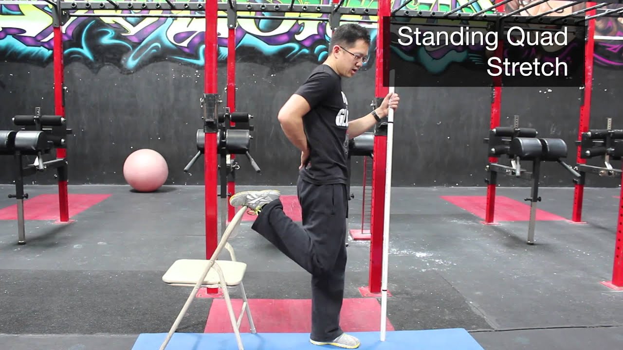 Standing Quad Stretch - YouTube