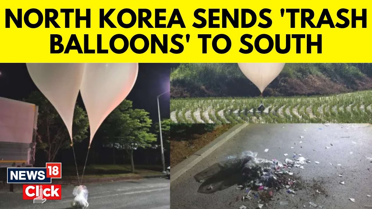 North Korea Drops Balloons Carrying Trash In South | North Korea Vs ...