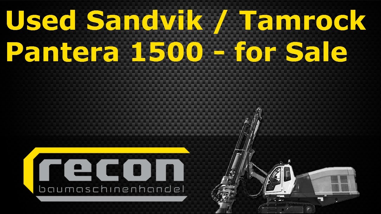 Used Sandvik Tamrock Pantera 1500 FOR SALE - Blast Hole Drill Rig ...