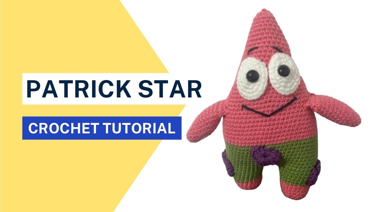 How to crochet Patrick Star Amigurumi Doll - YouTube