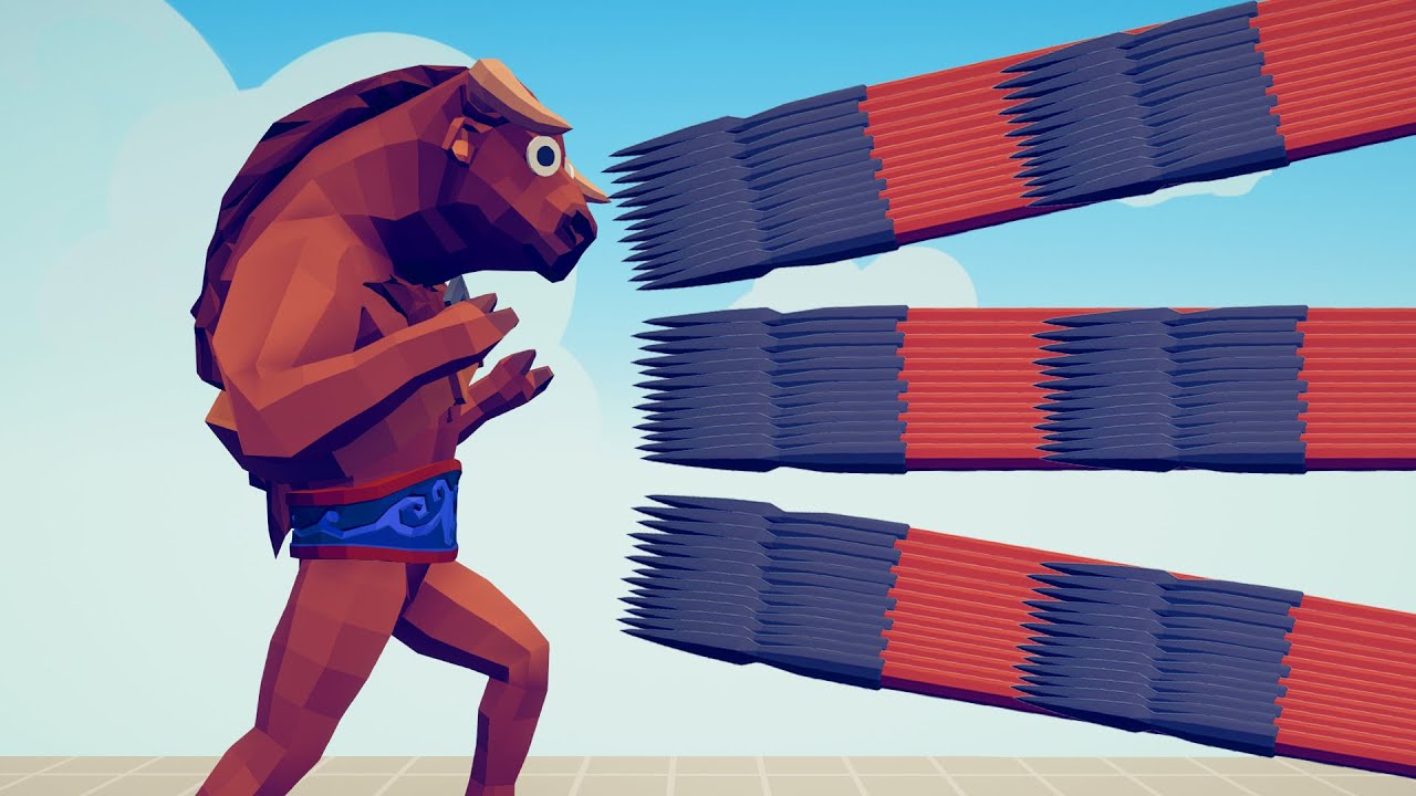 SUPER SPEED RANGED UNITS vs MINOTAUR - TABS Totally Accurate Battle ...