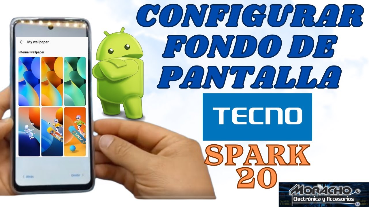 Cómo Personalizar los Fondos de Pantalla en TECNO Spark 20/20C: Tutorial Paso a Paso - YouTube