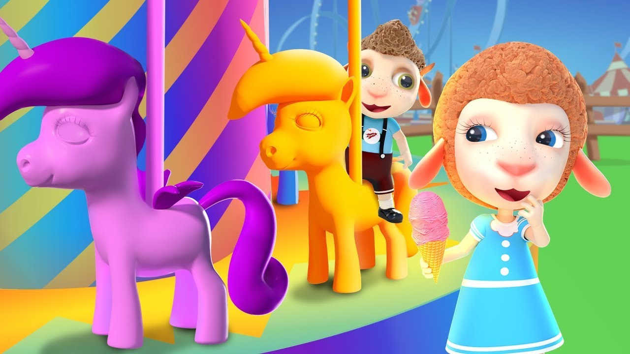 Fun carousels for children | Play safely on the playground | Funny ...