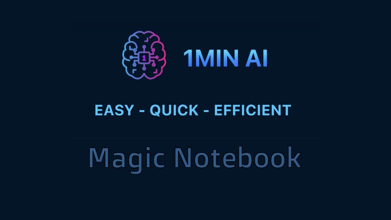 🔮 1min.AI | Magic Notebook - YouTube