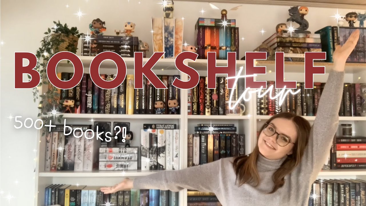 2021 BOOKSHELF TOUR 🌒 | 500+ books?! - YouTube