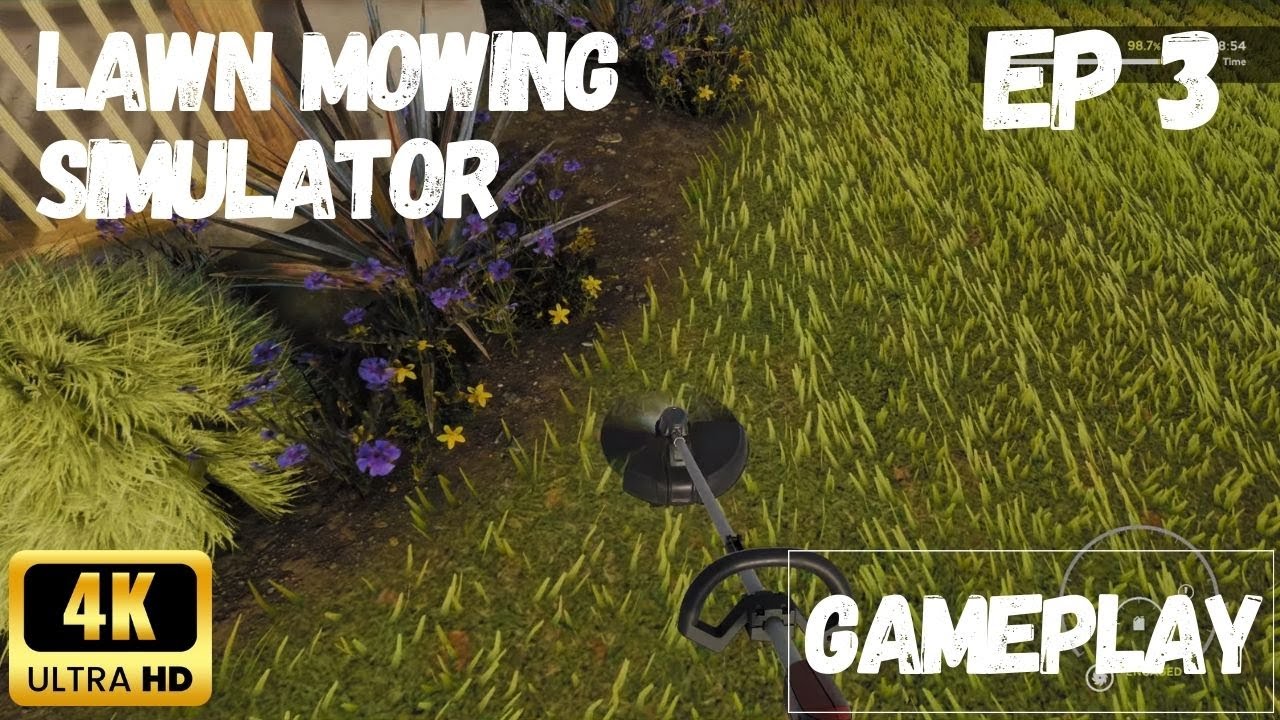 (PS5) Lawn Mowing Simulator - Gameplay - Weed Whacking - Episode 3 ...