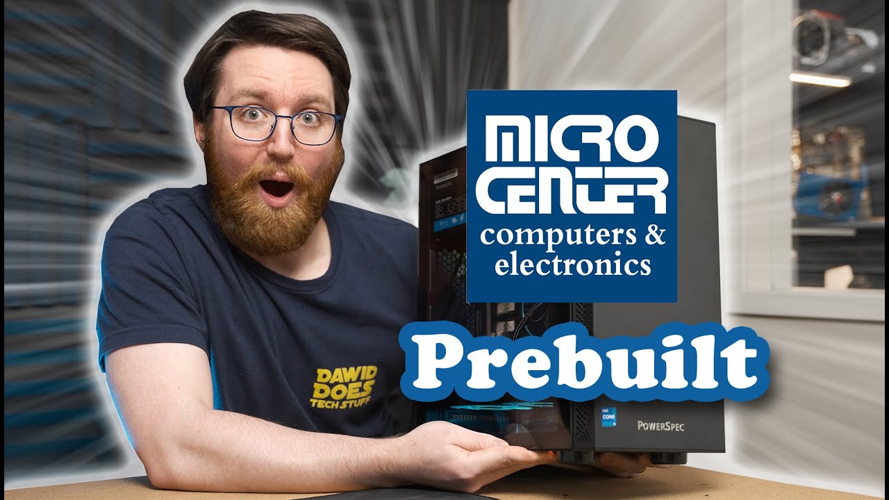I Bought The Cheapest MicroCenter Gaming PC With A Graphics Card ...