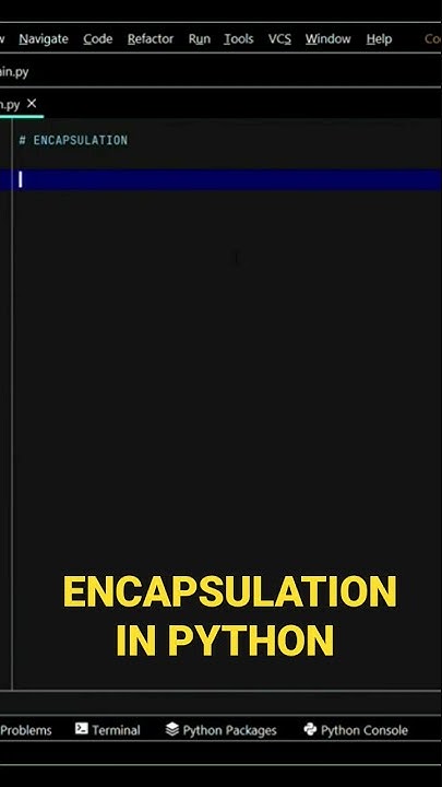 Encapsulation In Python Code Highlights By Codersarts Youtube