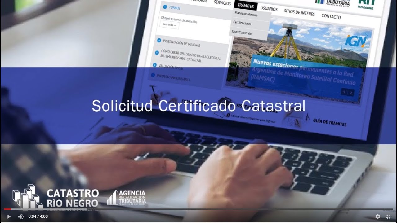 Catastro - Solicitud Certificado Catastral - YouTube