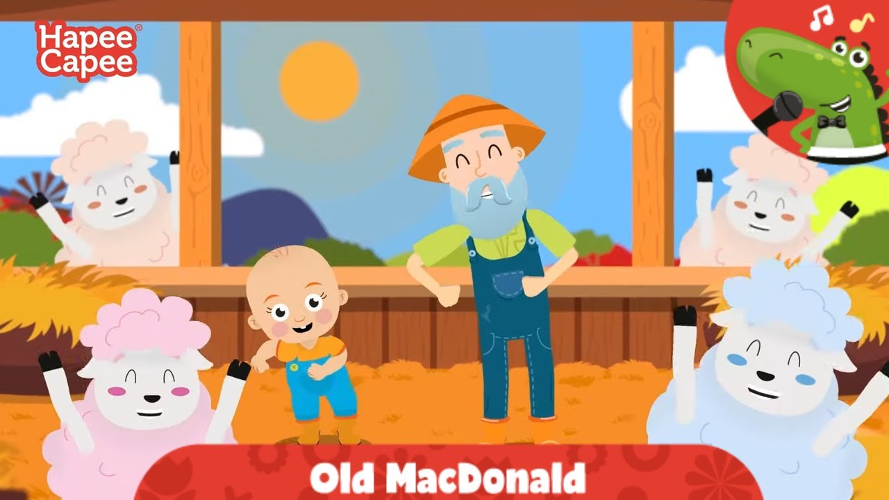 Old MacDonald Had A Farm | Nursery Rhymes | HapeeCapee - YouTube