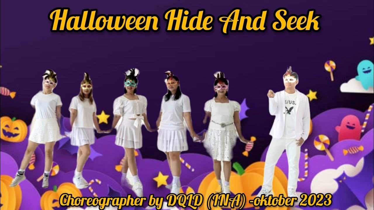 Halloween Hide And Seek//Line Dance//Coach Sugeng//GCC Ladies - YouTube