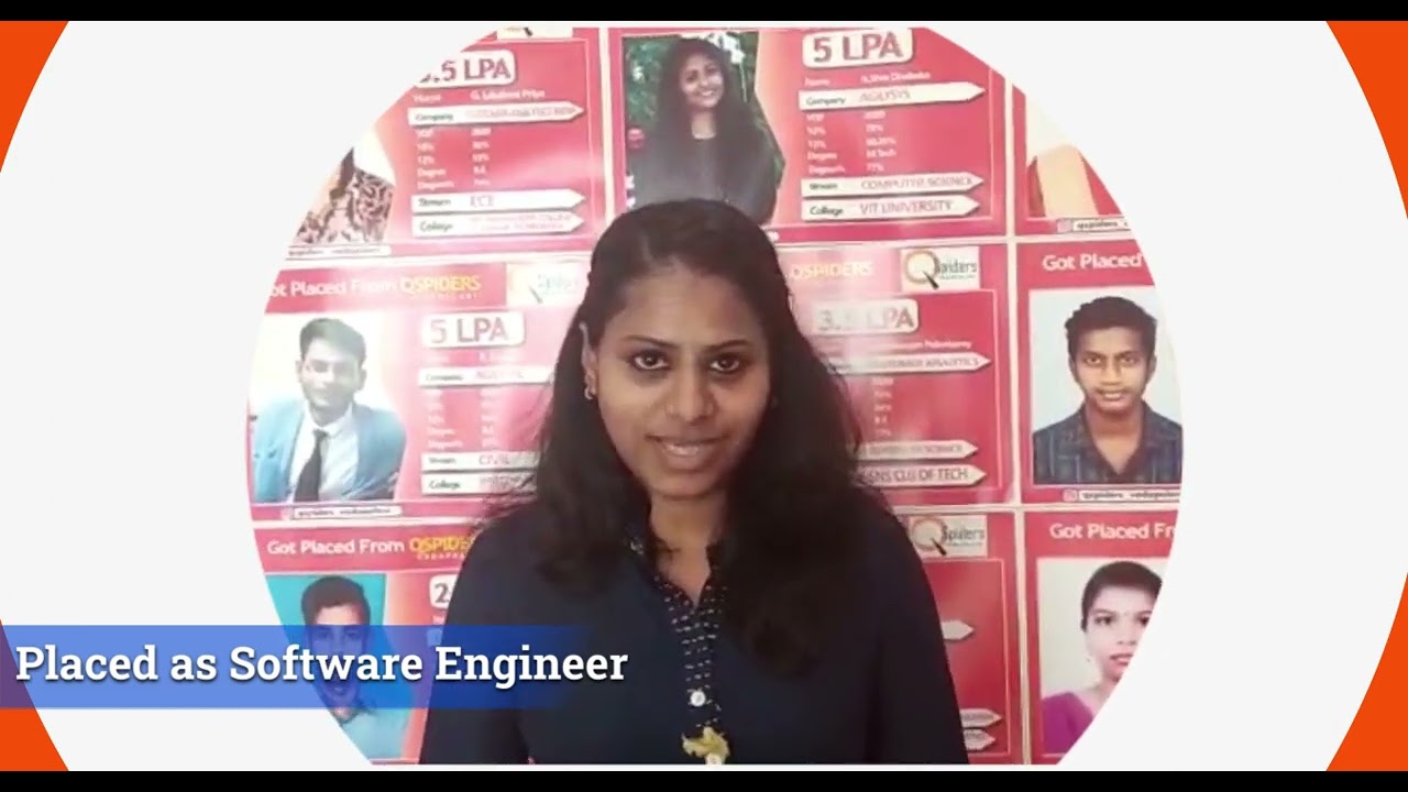 Another new Success story of our QSpiders Student Radhika R Placed as ...