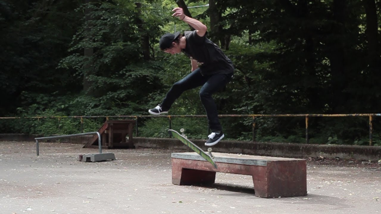 Incredible Tripleflip Backside Tailslide - Marcel Weber - YouTube