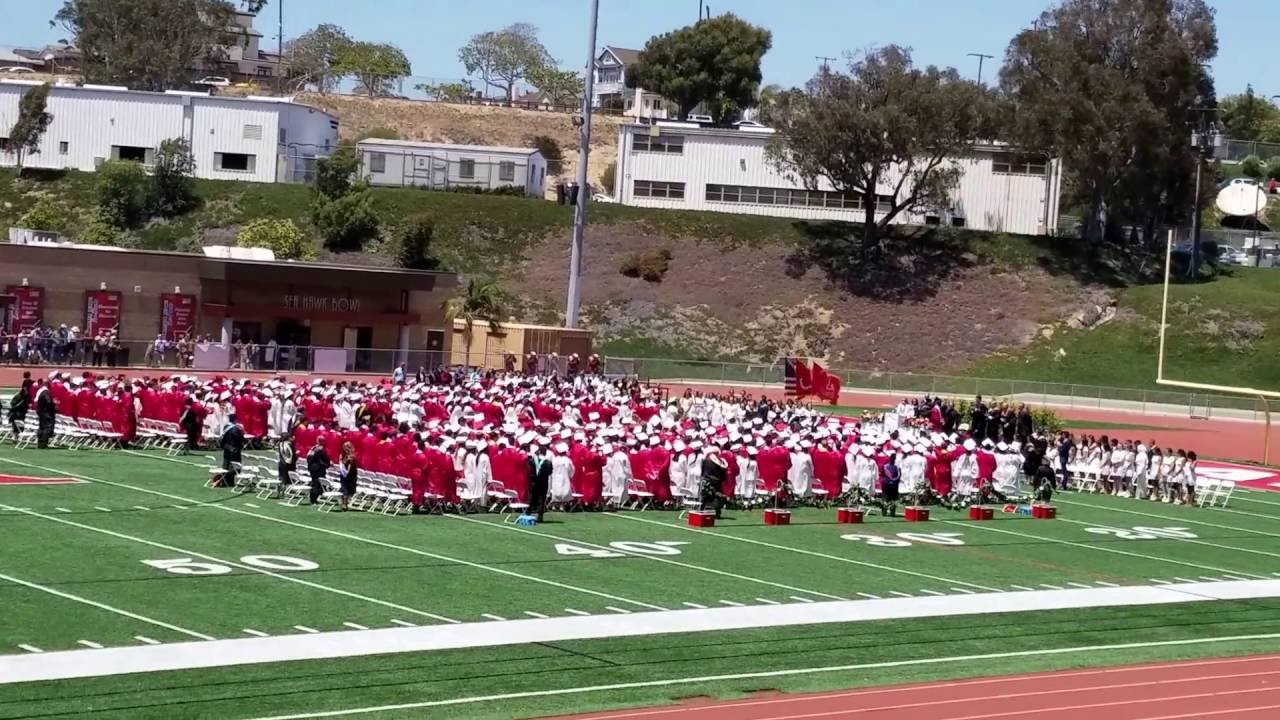 Redondo Union High School Graduation National Anthem - YouTube