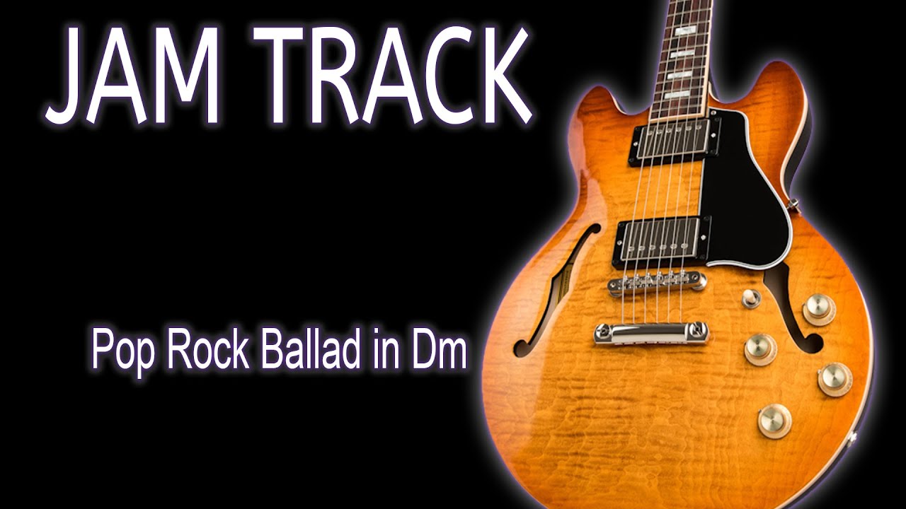 Pop Rock Ballad Jam Track in Dm || bpm 92 - YouTube