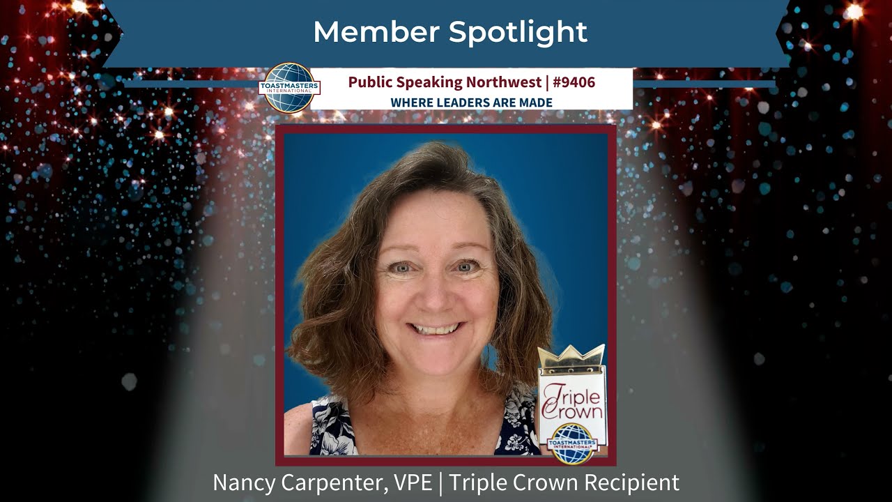 Member Spotlight - Nancy Carpenter, VPE - YouTube