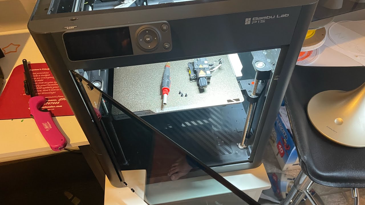 Bambu Labs P1S 3D Printer Extruder & Toolkit Installation - YouTube