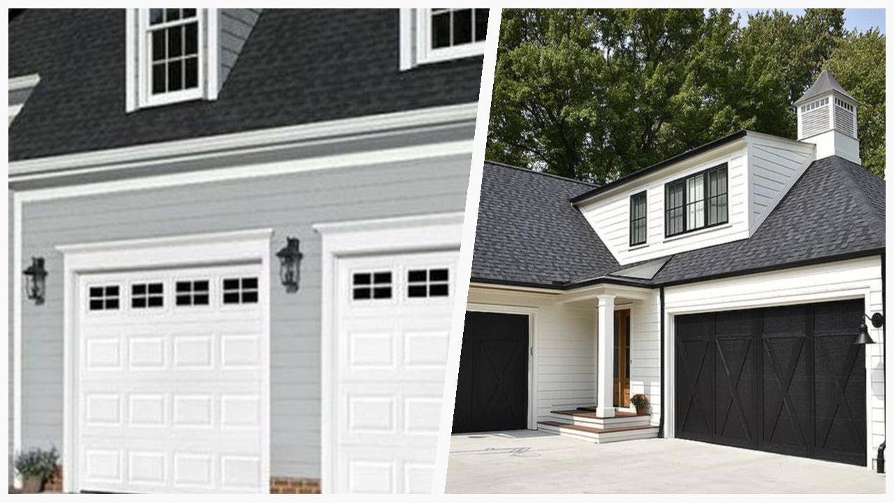75 Transitional White Garage Design Ideas You'll Love ☆ - YouTube