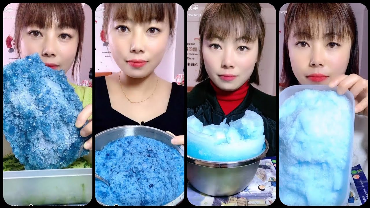 SOLO | BLUE ICE | RESHAPED SHAVED ICE | - YouTube
