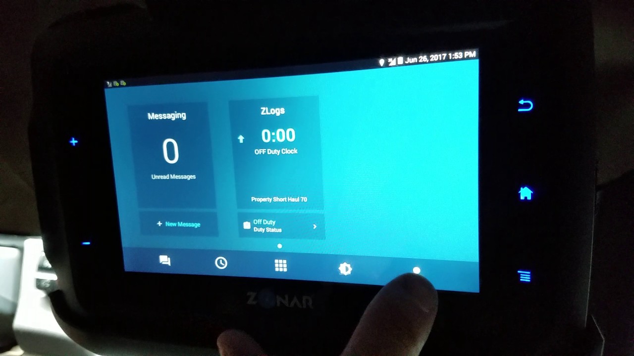 PFS How To - Driver Logout of Zonar ELD - YouTube