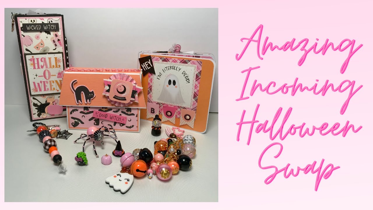 Amazing Incoming Halloween Swap from @tladybug1970 - YouTube