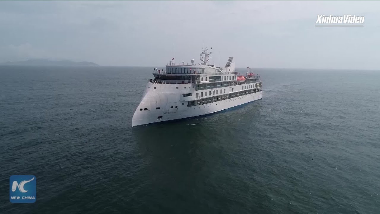China-made cruiser returns from first polar tour - YouTube