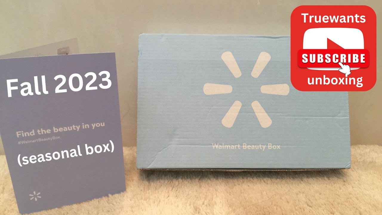 Walmart Fall 2023 Beauty Box Unboxing..So Much for $6.98 Seasonal Box ...