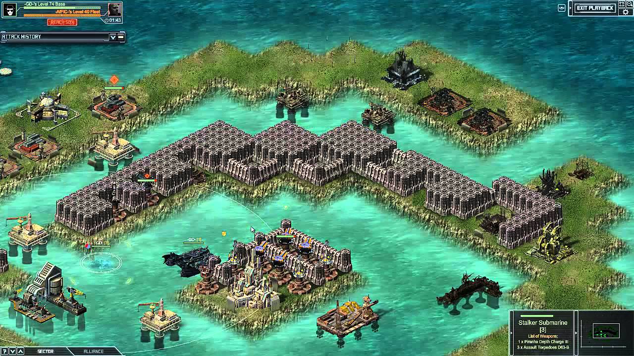 Battle Pirates - Base defense - YouTube