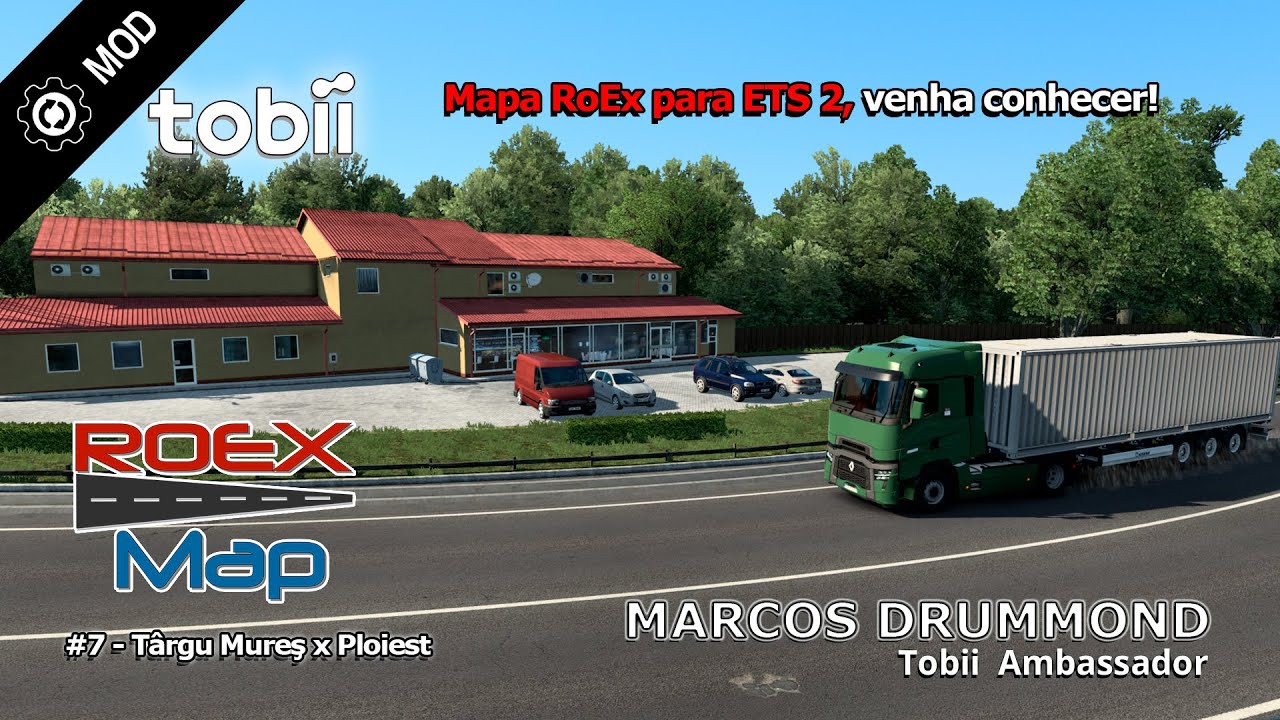 RoEx - RoExtended - Mapa Mod para ETS 2. # 5 - Târgu Mureş x Ploiest ...