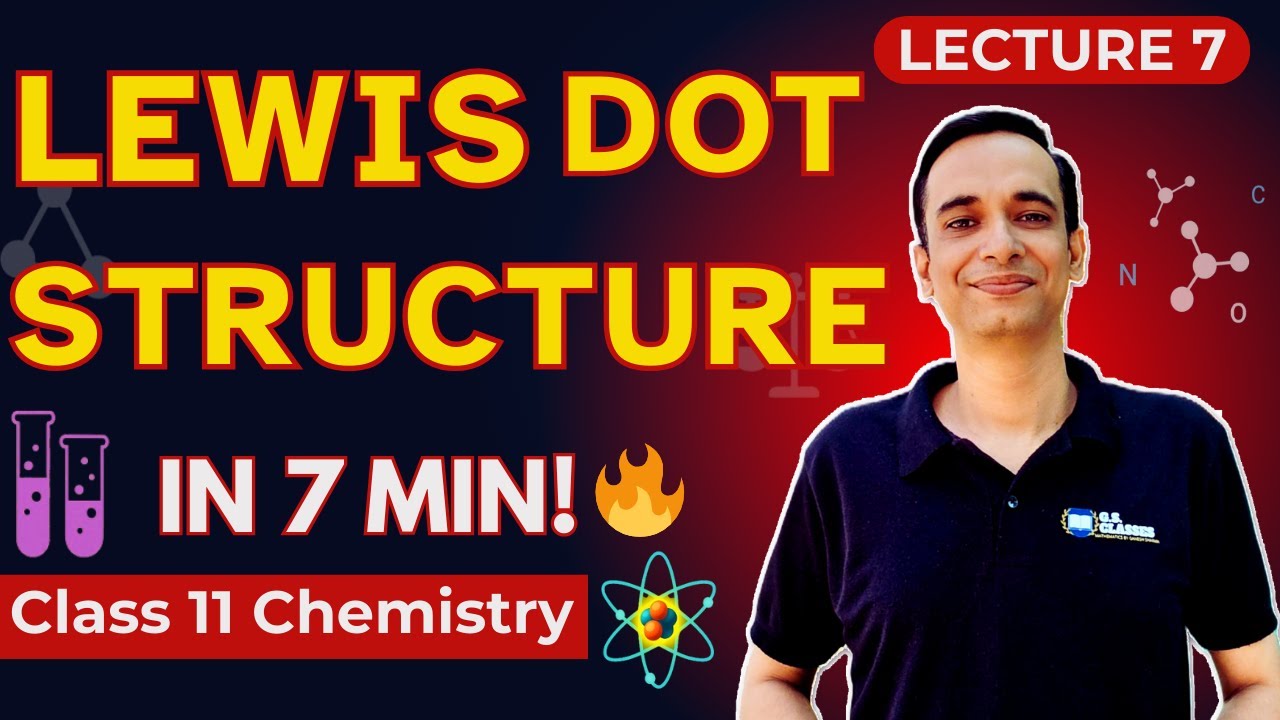 How to Write Lewis Dot Structure | Class 11 Chemistry | Chemical ...