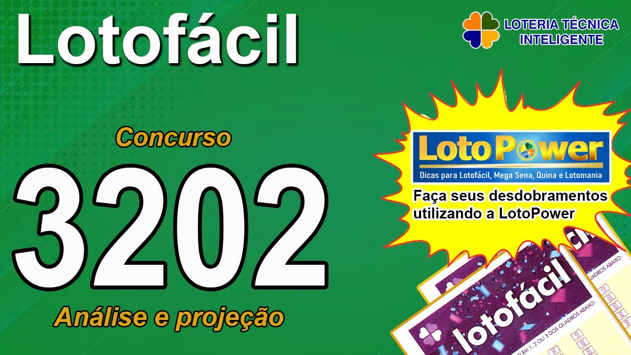 ANÁLISE E PROJEÇÃO PARA O CONCURSO 3202 DA LOTOFÁCIL - YouTube