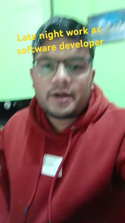 Late night work in WHF as software developer life #softwareengineer #developer #hardwork - YouTube