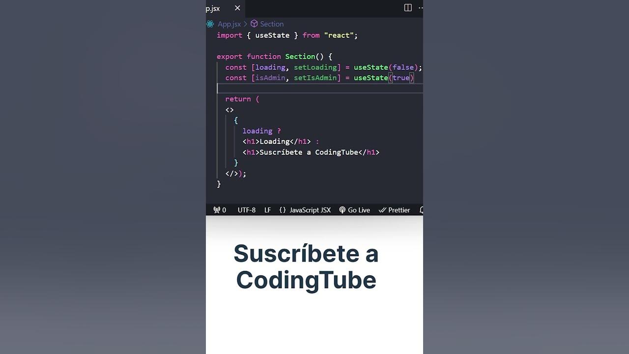 📢 APRENDE a hacer un RENDERIZADO CONDICIONAL correctamente en REACT 👌 - YouTube