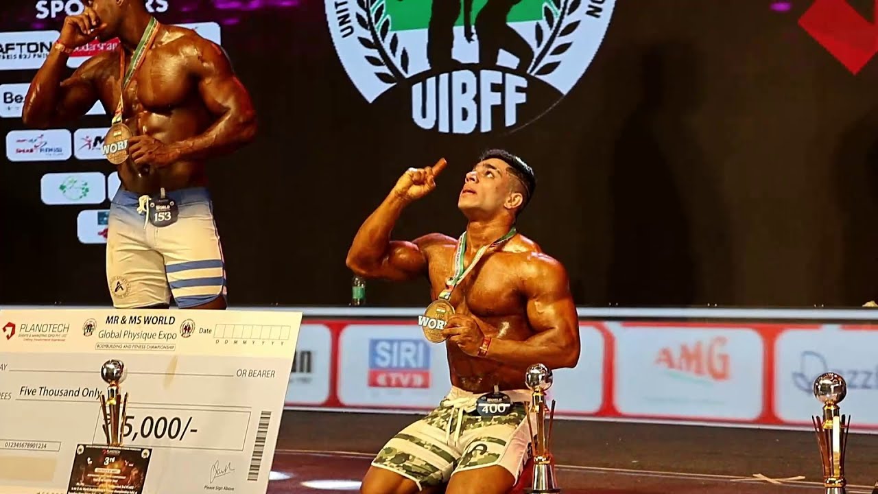 UIBFF MR WORLD 2024 JUNIOR MEN'S PHYSIQUE | PALACE GROUNDS | BANGALORE ...