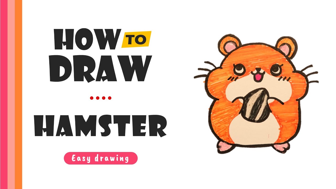 How to Draw a Hamster - Cara Menggambar Hamster | Easy Drawing - YouTube