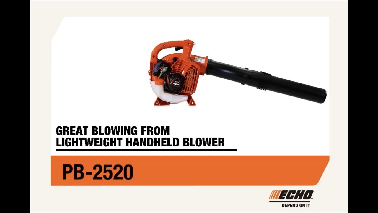 Power Blower ECHO PB 2520 - YouTube