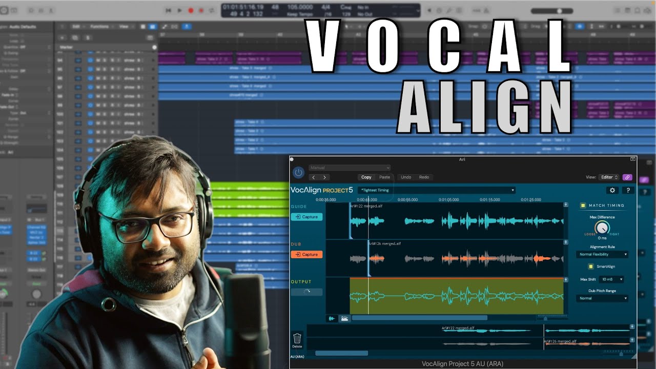 Fast Clean Vocal layers With Vocal-Align @synchro_arts - YouTube