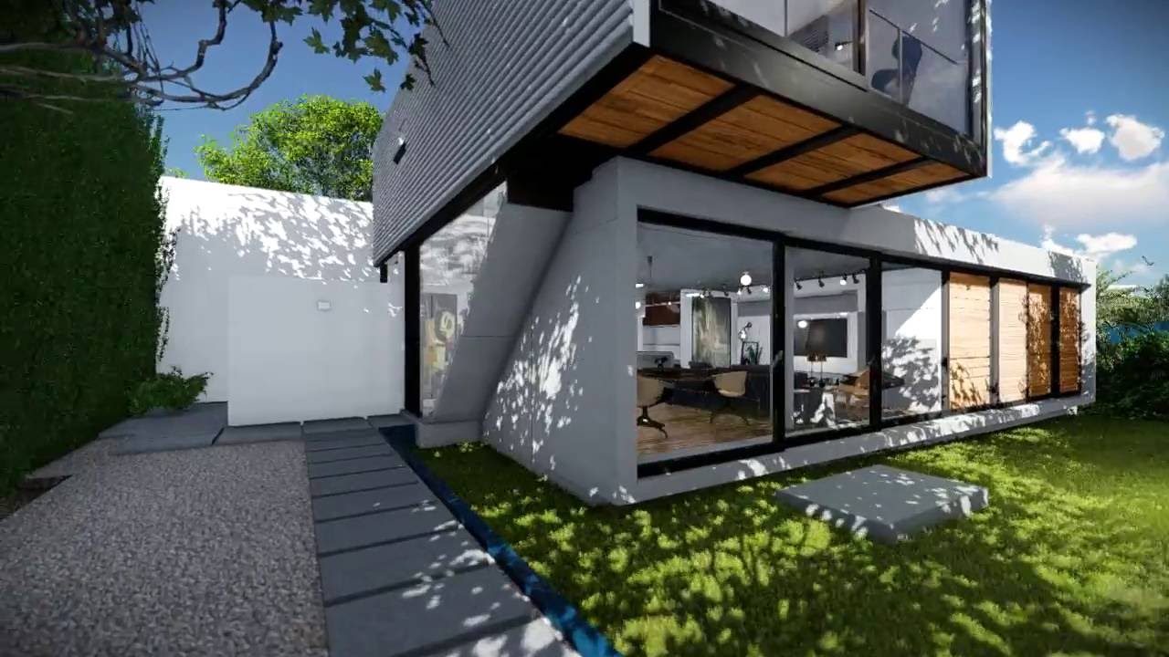 LP House - Render walkthrough - YouTube