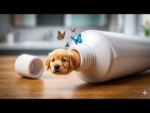 Satisfying Tiny Animals Squeezing Out of Toothpaste 🐶🦋 | animal asmr | asmr