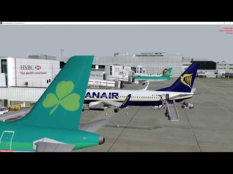 RYR EGKK/EINN with Rex Sky Force 3D and AS16 weather engine