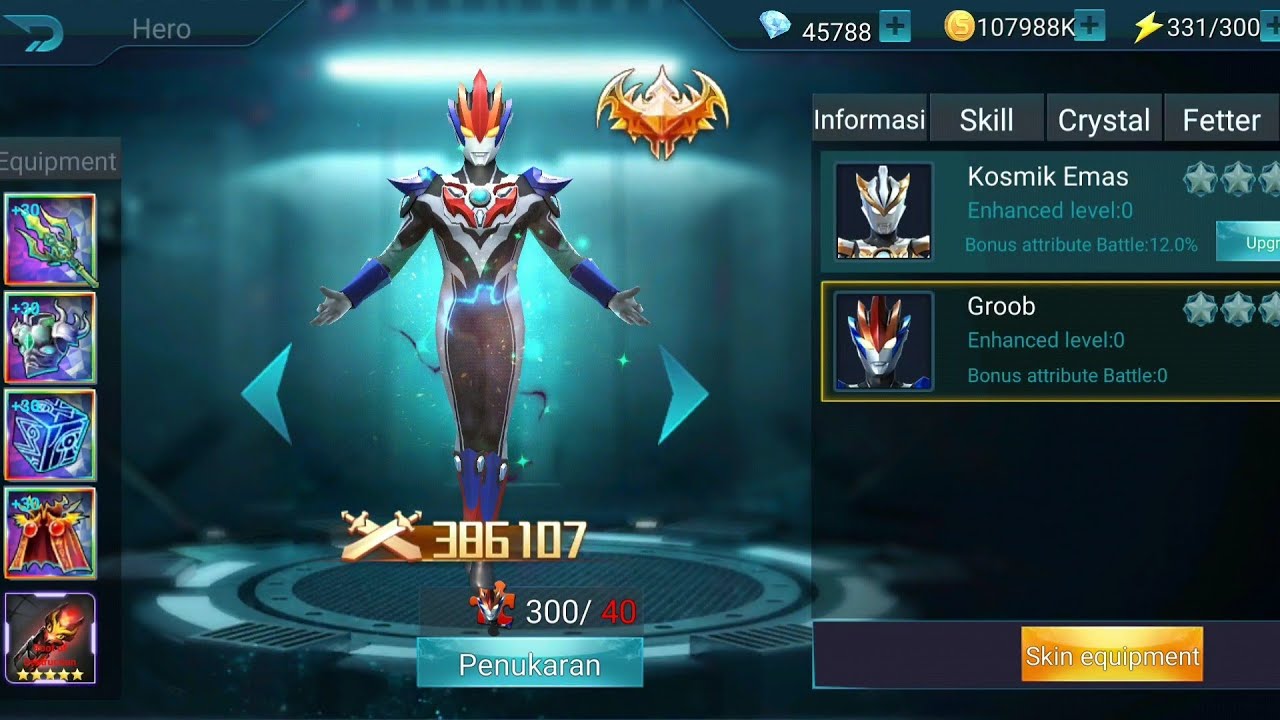 HABISIN 💎20.000 DIAMOND GACHA SKIN ULTRAMAN GROOB - ULTRAMAN LEGEND ...