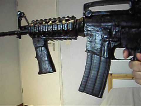 Homemade M4A1 Carbine - YouTube