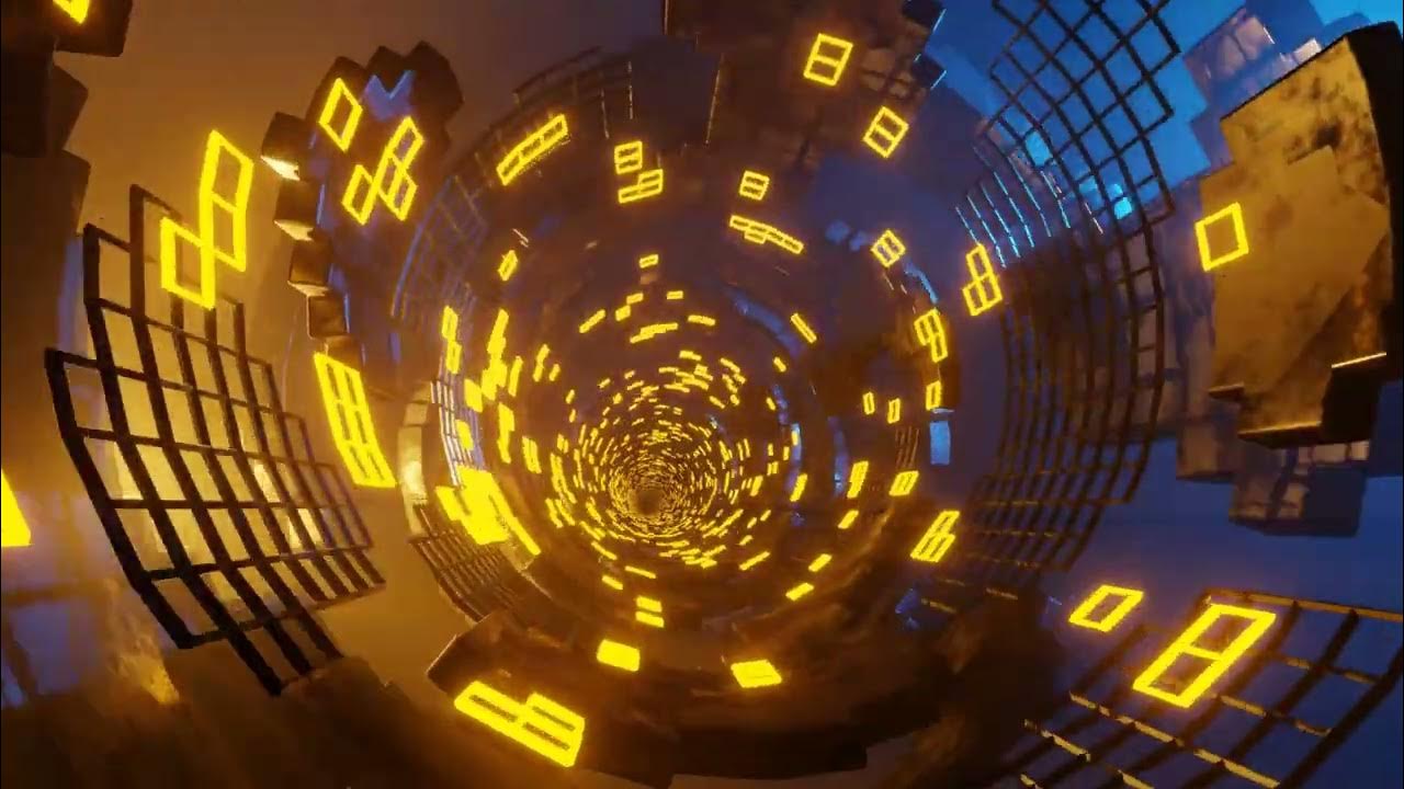 Abstract Sci-Fi Tunnel 1 Hour Loop Alt | Blender Sci-Fi Animation Using Eevee - YouTube