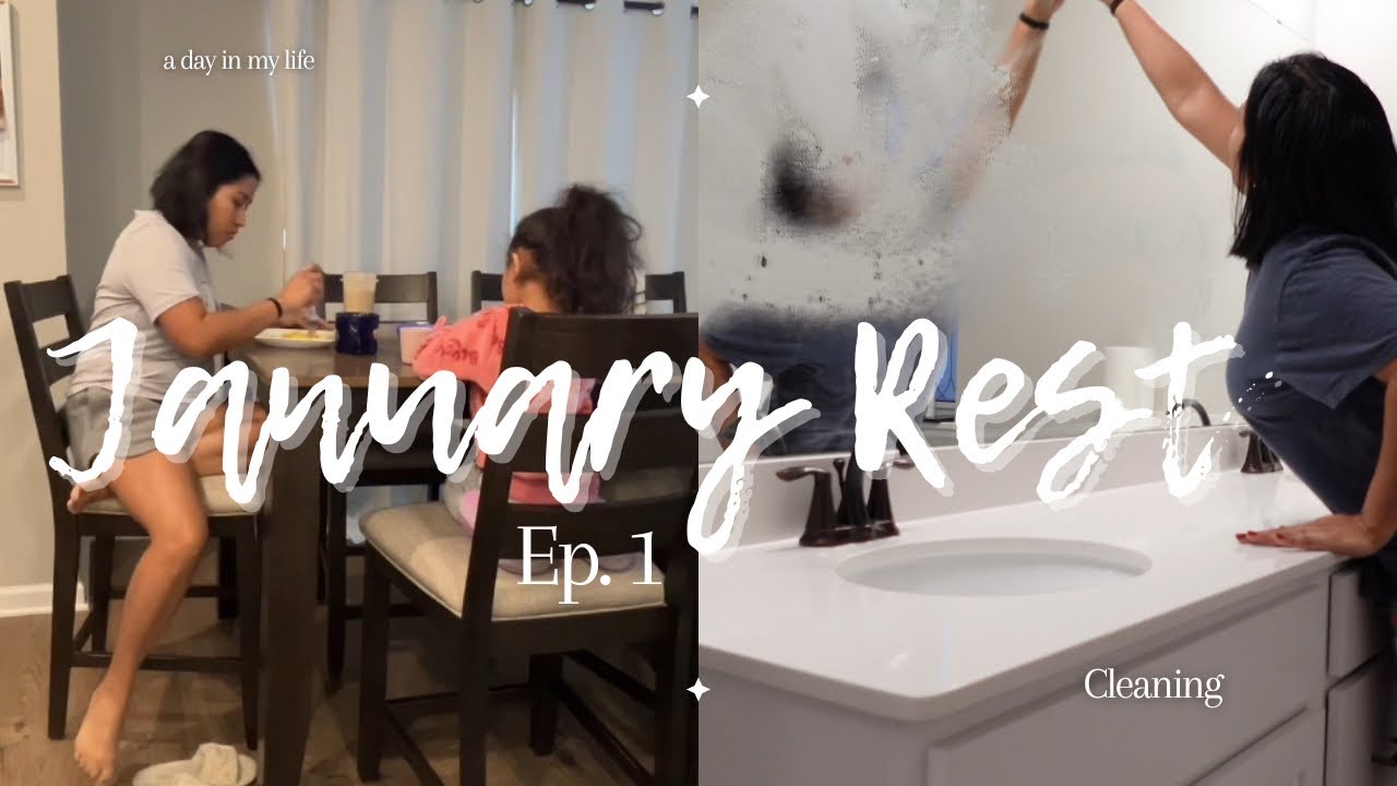 January Rest | Cleaning & A small part of A Day in the Life - YouTube