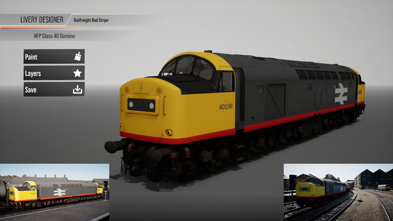Train Sim World 2 - Livery Designer Timelapse - BR Railfreight Class 40 ...