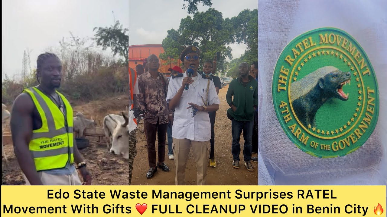 Edo State Waste Management Surprises RATEL Movement With Gifts ️ | FULL ...