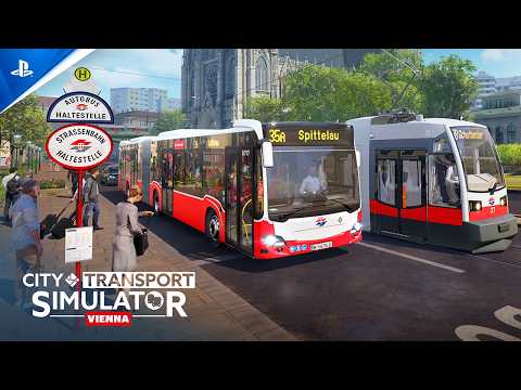 City Transport Simulator 2026 - Vienna Announcement Trailer | PS5 Games