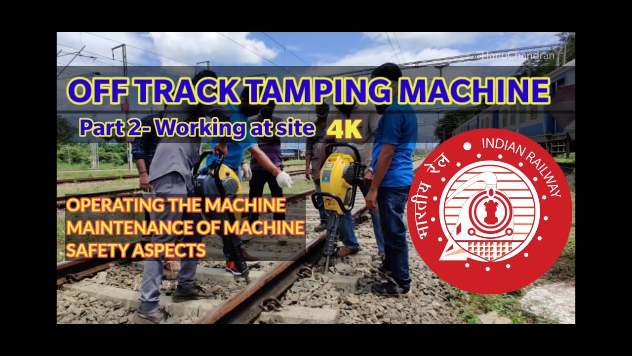 OFF TRACK TAMPER |4K | Site Working demo | Part2 - YouTube