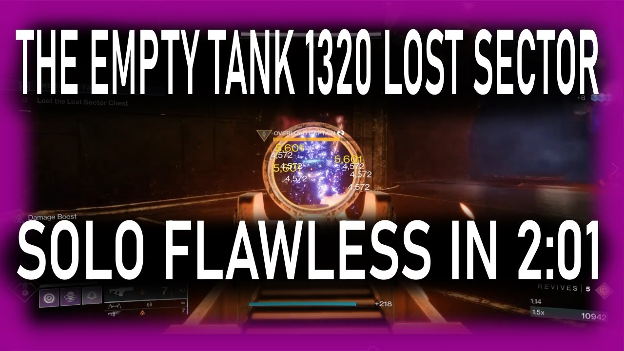 Destiny 2 | The Empty Tank Lost Sector in 2:01 (Hunter) - YouTube