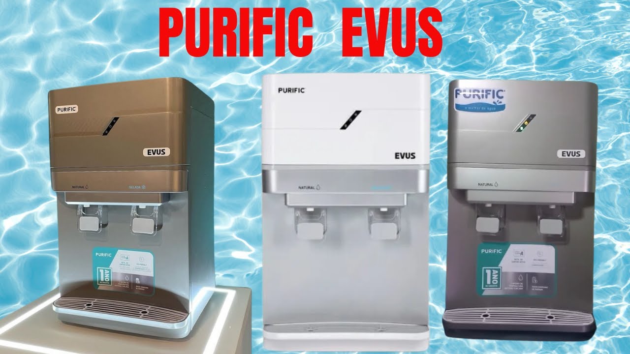 PURIFICADOR DE ÁGUA PURIFIC EVUS QUE MELHORA A QUALIDADE DA SUA ÁGUA. - YouTube